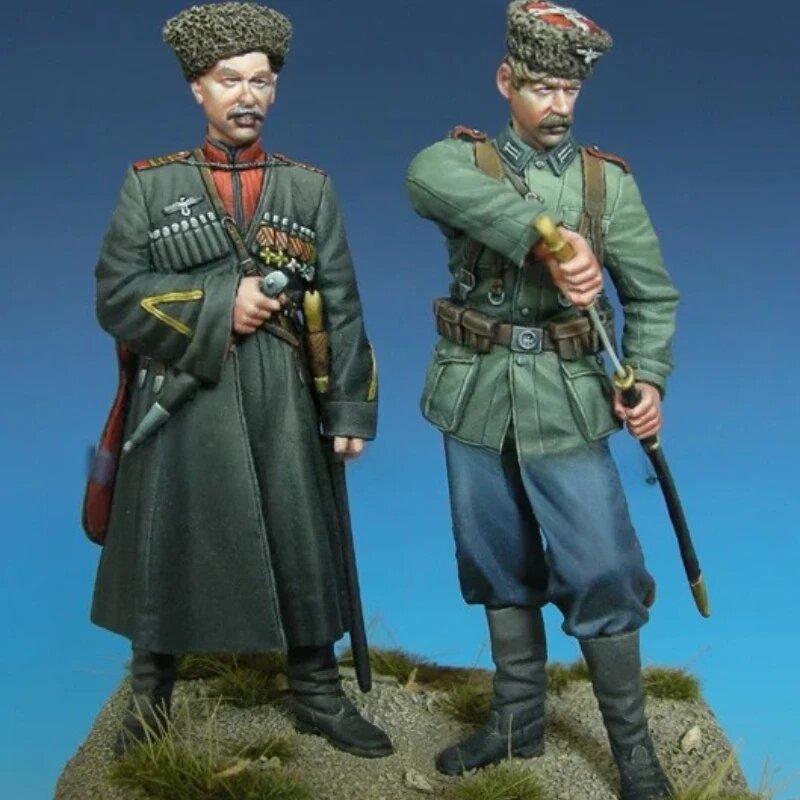 Набор для сборки моделей: Фигурки казаков из резины GK 388