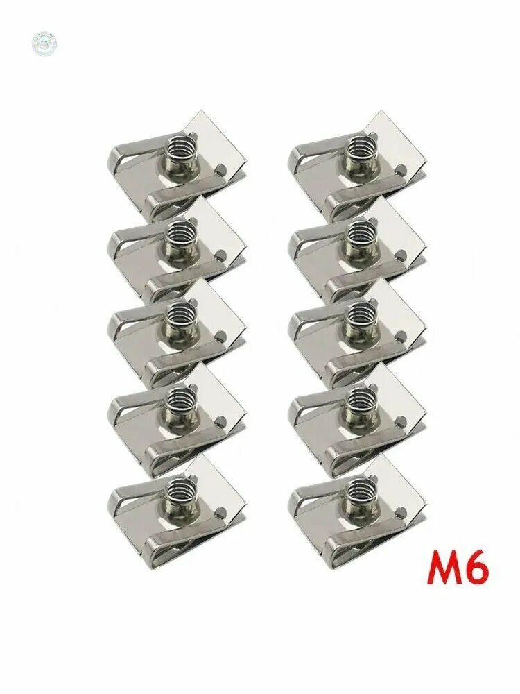 Кляймер 6 мм, 10 шт.