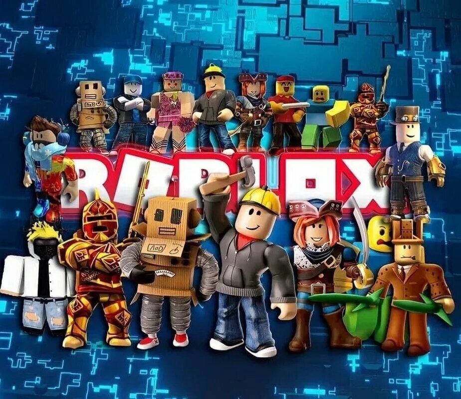 Алмазная мозаика "Robloxе" 40*50 см, безрамная, идеальна для дома, украшения, подарков.