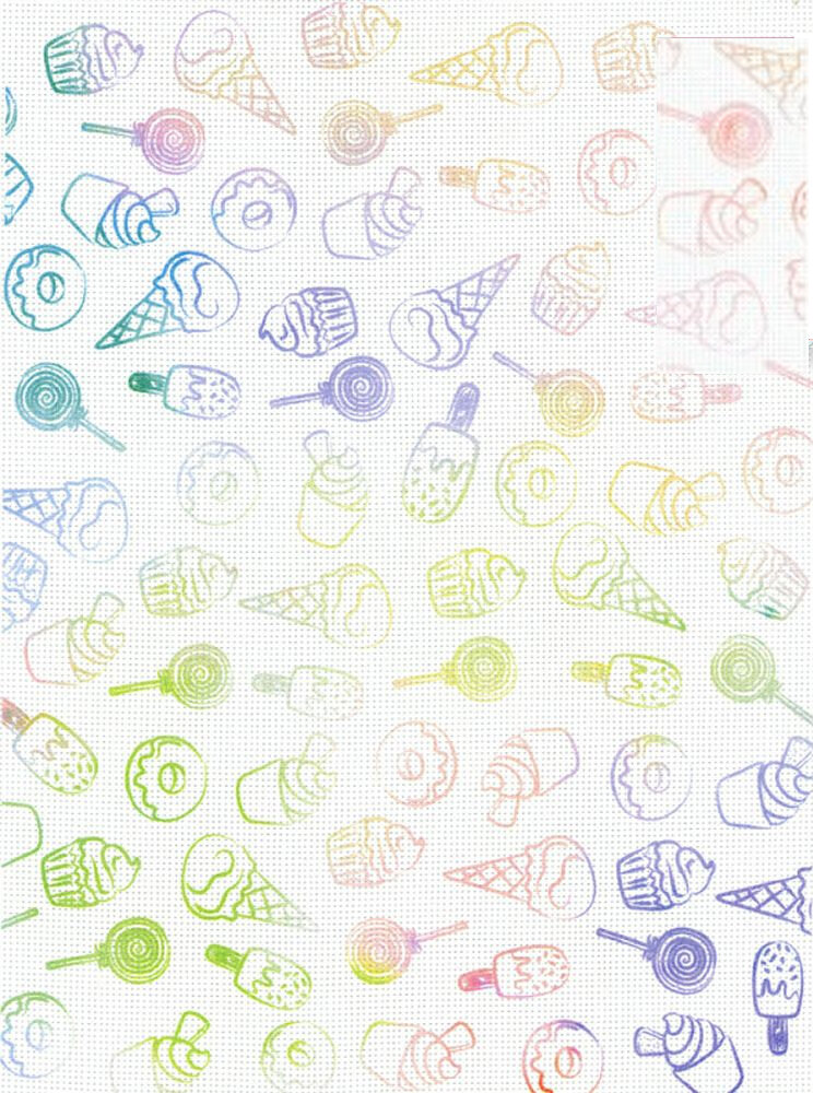 Канва дизайнерская 21х30 см Аида 14, 100% хлопок