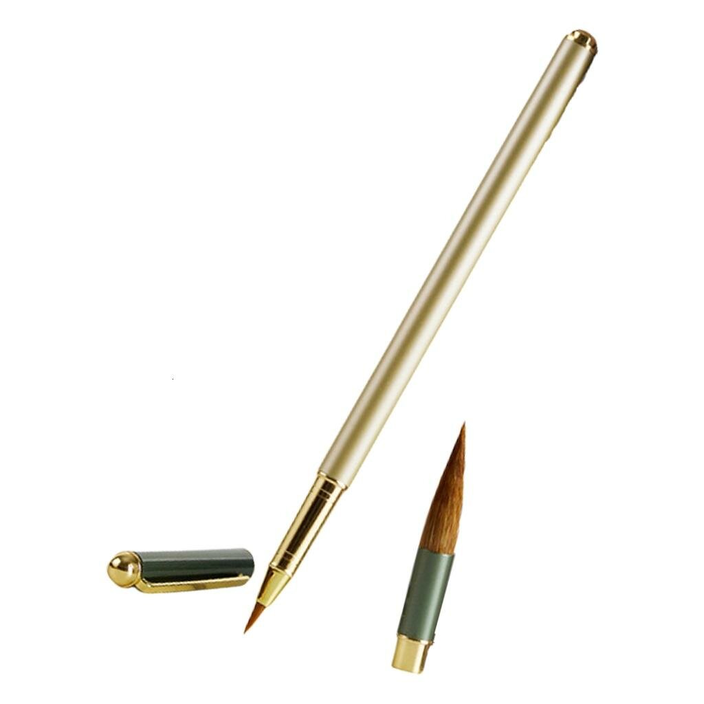 Кисть для китайской каллиграфии, Зеленый