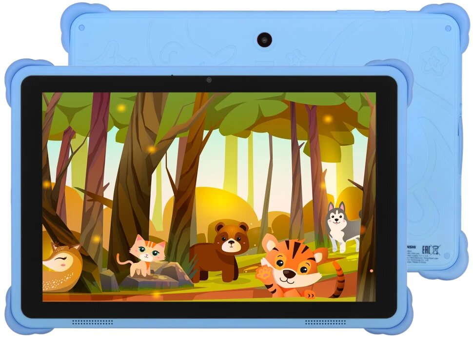 10.1" Планшет KENSHI Kids H14 LTE 4/128 ГБ, 1920x1200, IPS, Android 14. x, голубой