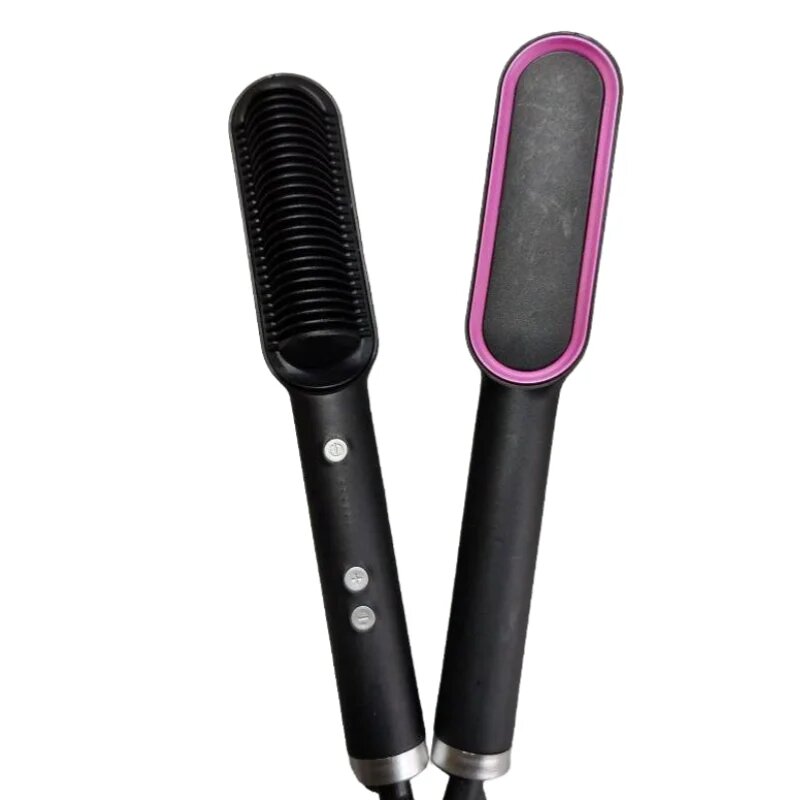 Выпрямитель для волос, профессиональная электрическая расческа из ПТК с быстрым подогревом, расческа для волос, многофункциональная щетка для личной гигиены
