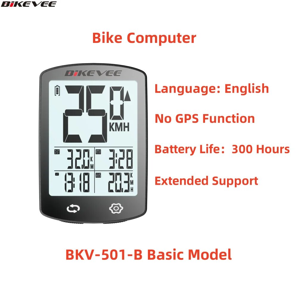 Bikevee BKV Беспроводной велокомпьютер 501-B