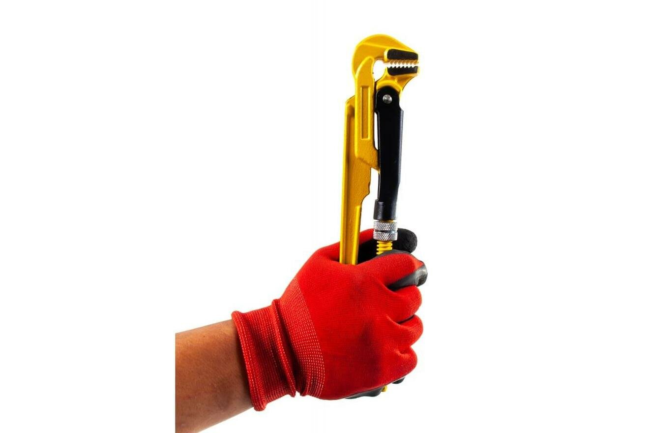 STAYER Hercules-S, №0, 1/2", 240 мм, трубный ключ с изогнутыми губками, Professional (27311-0)