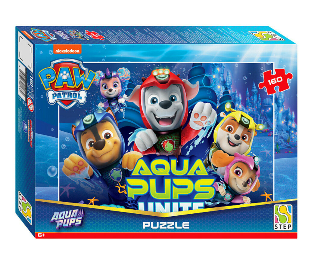 Пазл детский Step puzzle 160 деталей, элементов: Щенячий патруль. Аква