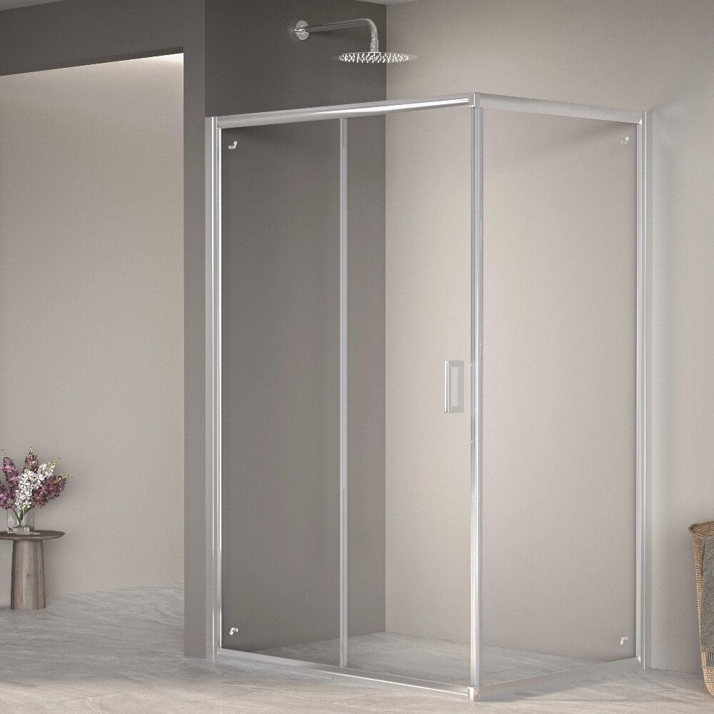 Душевой уголок RGW Passage PA-245 120x80x190 профиль хром, стекло прозрачное
