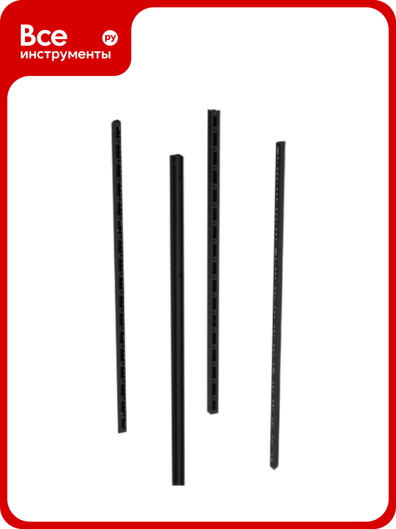 Вертикальные стойки DKC для напольных 19" it-корпусов дкс серии cqe, в=1200мм, без дополнительных креплений, 4шт, ral9005 R5KMN12B