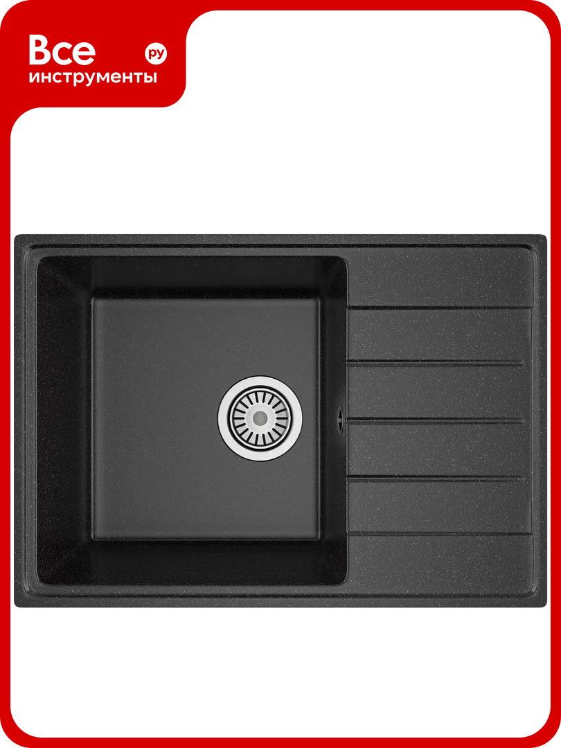 Кухонная мойка Maretti Kitchen, черный KT600-BL