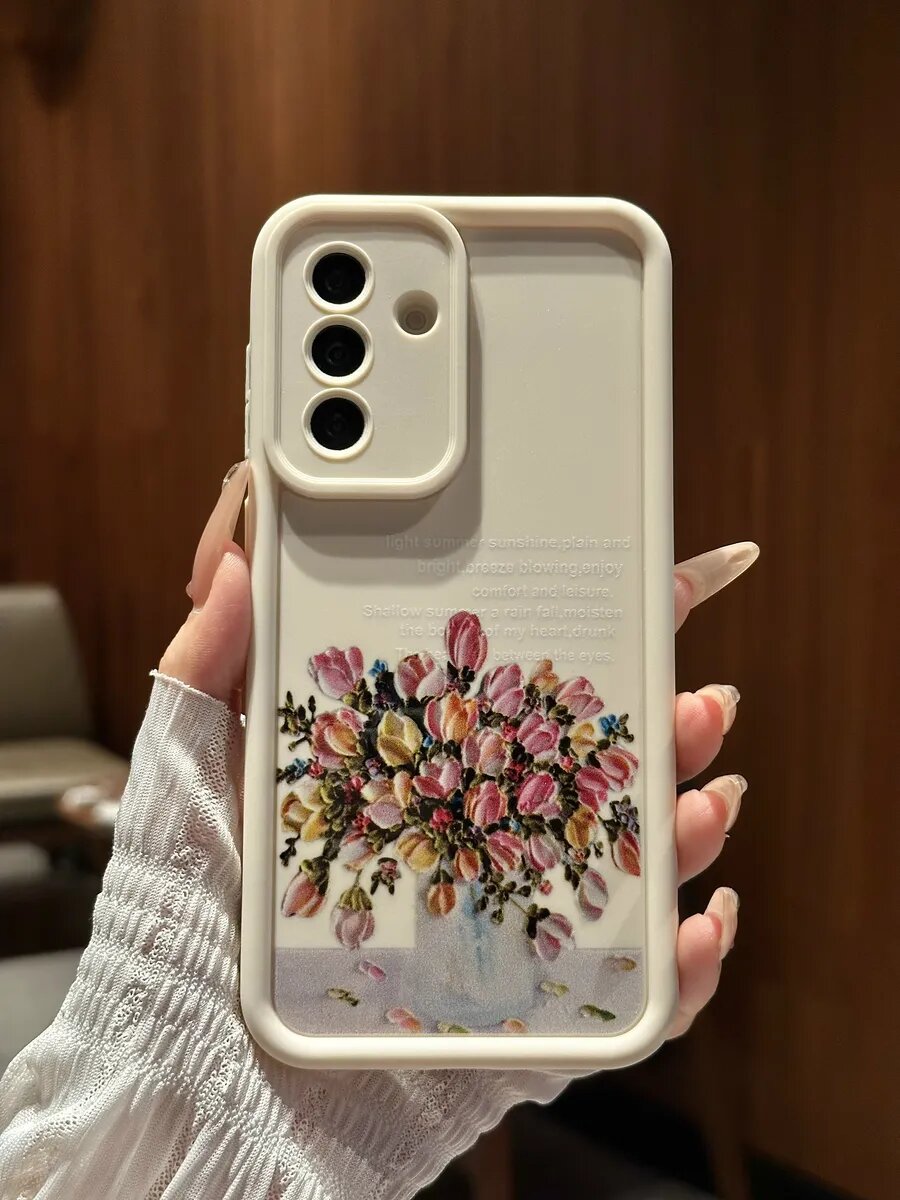 Чехол О'кейси, для Samsung A36, A56, с принтом, защита камеры, накладка