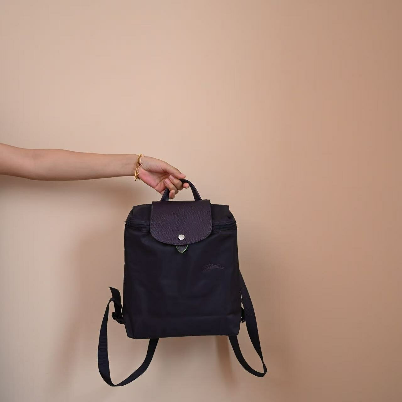 Французский рюкзак Longchamp, нейлоновая дорожная сумка, легкая женская сумка, повседневный рюкзак для поездок, классическая сумка Longchamp с двойным плечевым ремнем для женщин