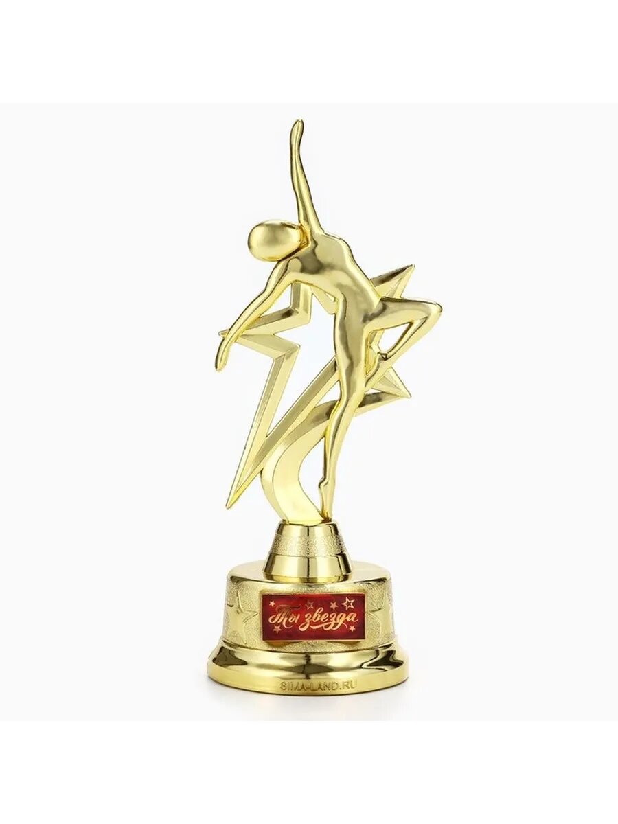 Премиальный спортивный кубок с золотым акцентом