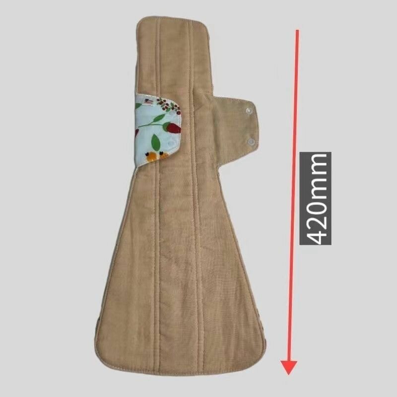 420 Ночные Многоразовые Прокладки Удлиненные Гигиенические Прокладки Многоразовые Прокладки для Пожилых Против Кашля Анти-Протечки Чистый Хлопок Мочевые Прокладки