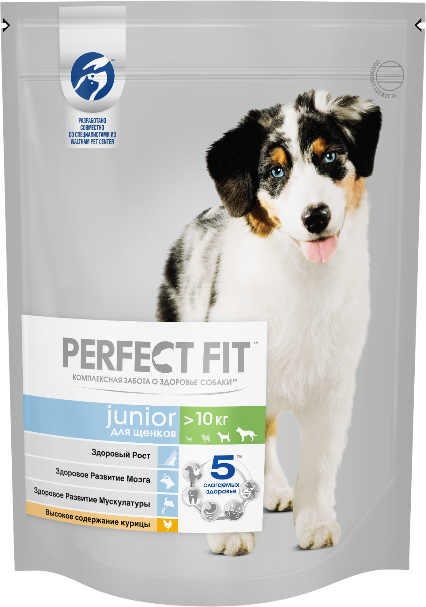 Perfect Fit корм для щенков средних и крупных пород, курица (700 гр)