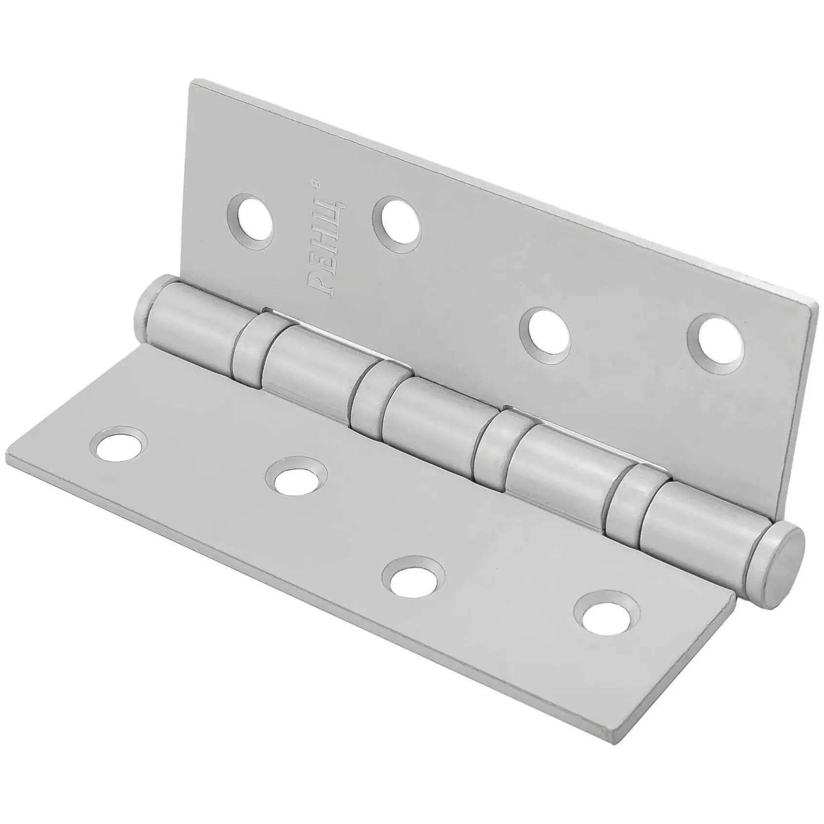 Петля стальная Renz (Ренц) 100x75x25 4 подшипника б/колп. IN100-4BB FH серый (RAL 7047)