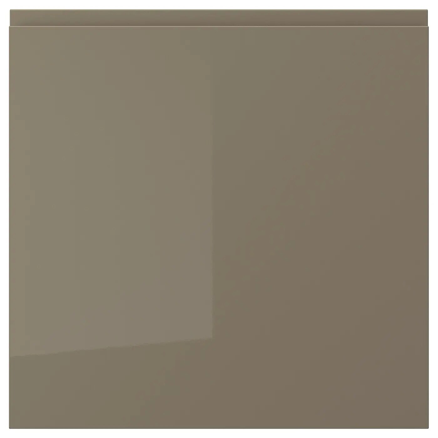 Дверь VOXTORP, высокий блеск темно-серый-коричневый, 60x60 см