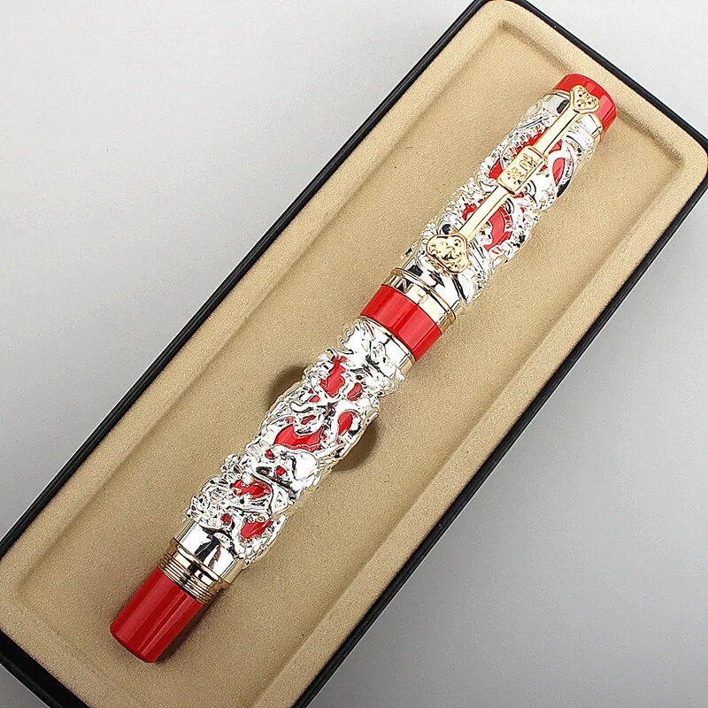 Перьевая ручка Jinhao Феникс, Fine 0.5mm, красная