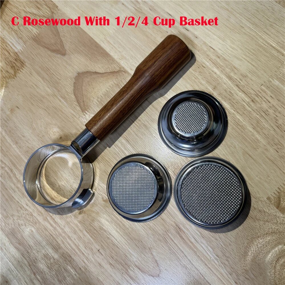 Деревянный кофейный темпер Rosewood 58 мм, 4 шт.