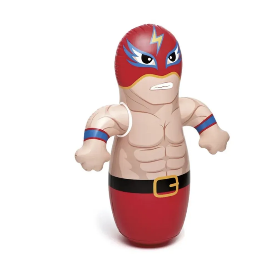 Игрушка надувная Intex "Неваляшка", виниловая, 91х48х40 см, цвет разноцветный