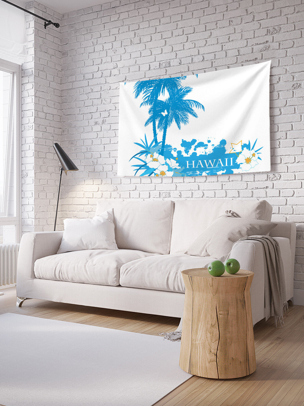 Горизонтальное фотопанно на стену "Отпуск на Гавайях", 150x200 см