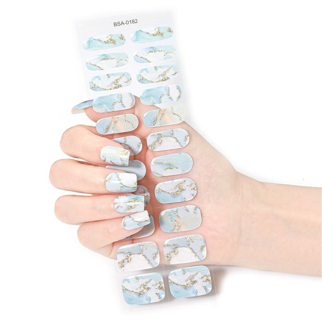 Френч-наклейки для ногтей, 82 стиль