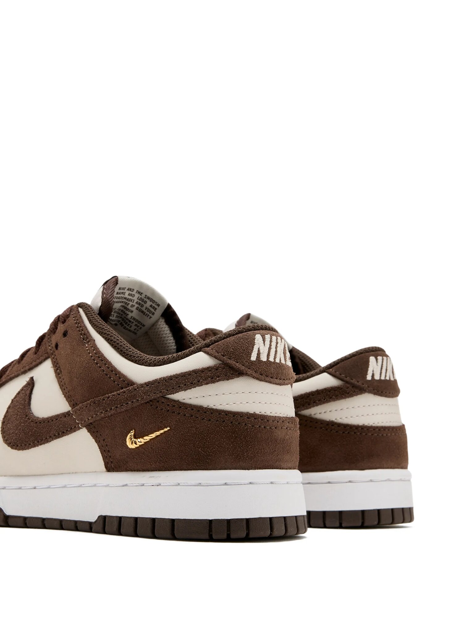 Кроссовки NIKE Dunk Low, размер 10 US, коричневый/серый/оранжевый — фото 1
