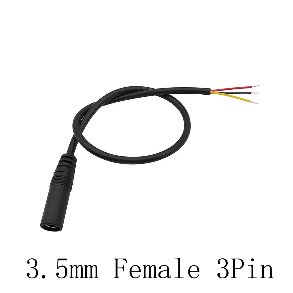 Аудиокабель 2.5 мм - 3.5 мм 1PCS, 3.5mm Female 3P