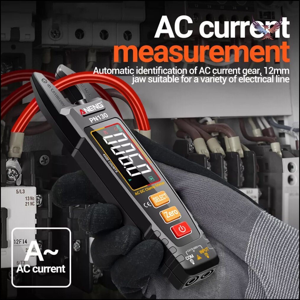 Мультиметр Aneng PN130, цифровой, измерение ёмкости, частоты и т. д, чёрный