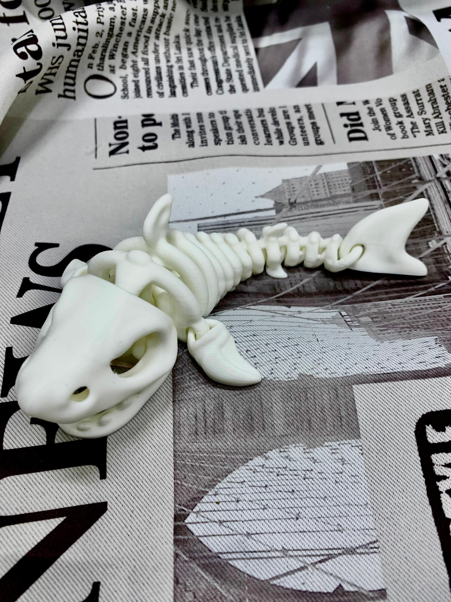 Антистресс Акула скелет 3D