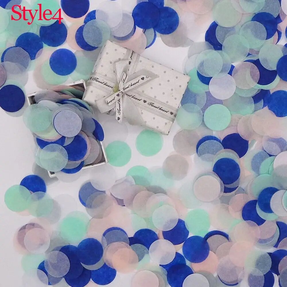 Конфетти синее Style4