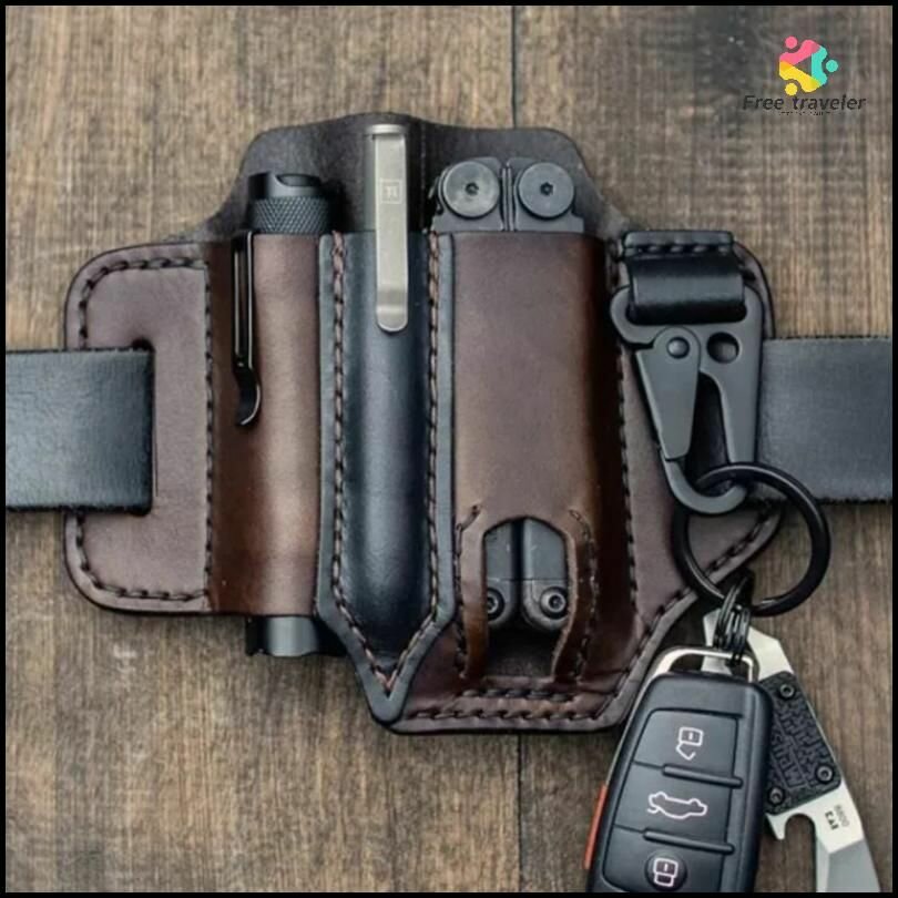 Чехол для мультитула EDC для ремня, надежный и удобный органайзер для инструментов для фонарика