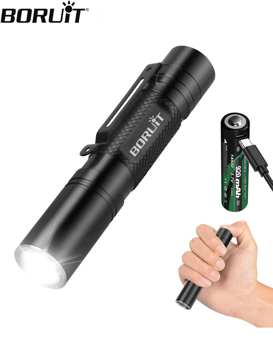 Яркий фонарик BORUiT RJ13