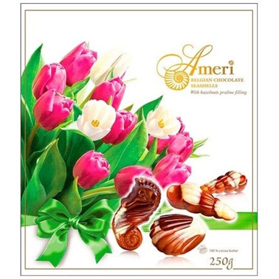 Конфеты Ameri шоколадные с пралине "Весенний букет" 250г