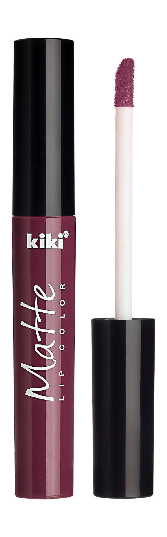 KIKI Помада для губ Matte Lip Color жидкая матовая стойкая, 2 мл, 207 Ультра-фиолетовый