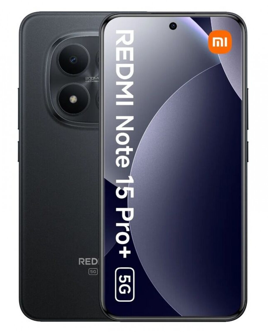 Смартфон Xiaomi Redmi Note 15 Pro Plus 5G, 12/512Gb, Midnight Black (Черный)