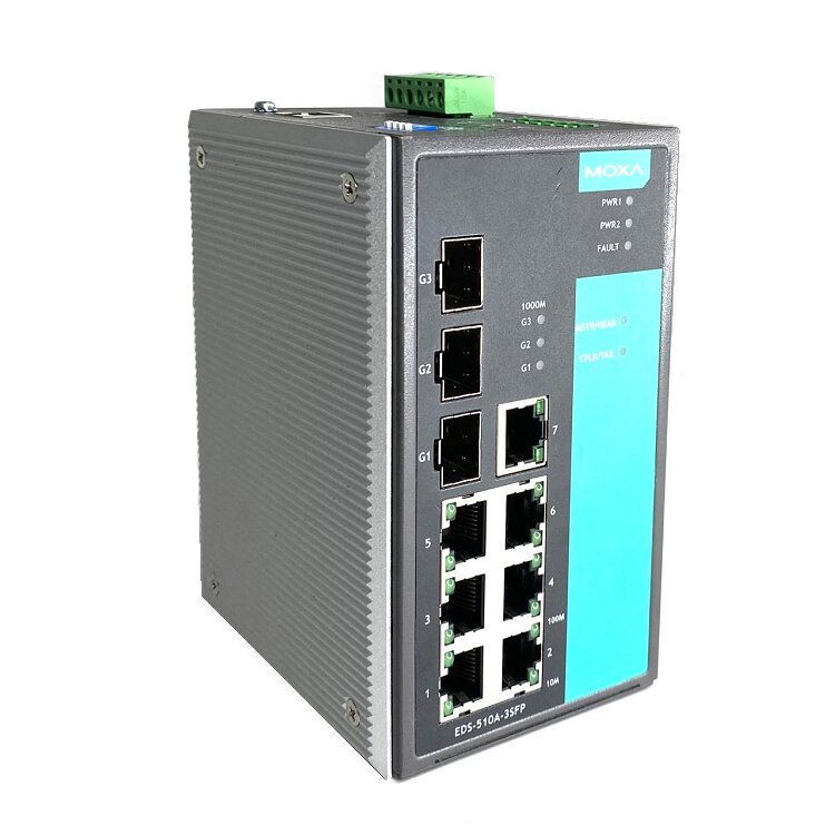 Коммутатор MOXA EDS-510A-3SFP-T (уценка)
