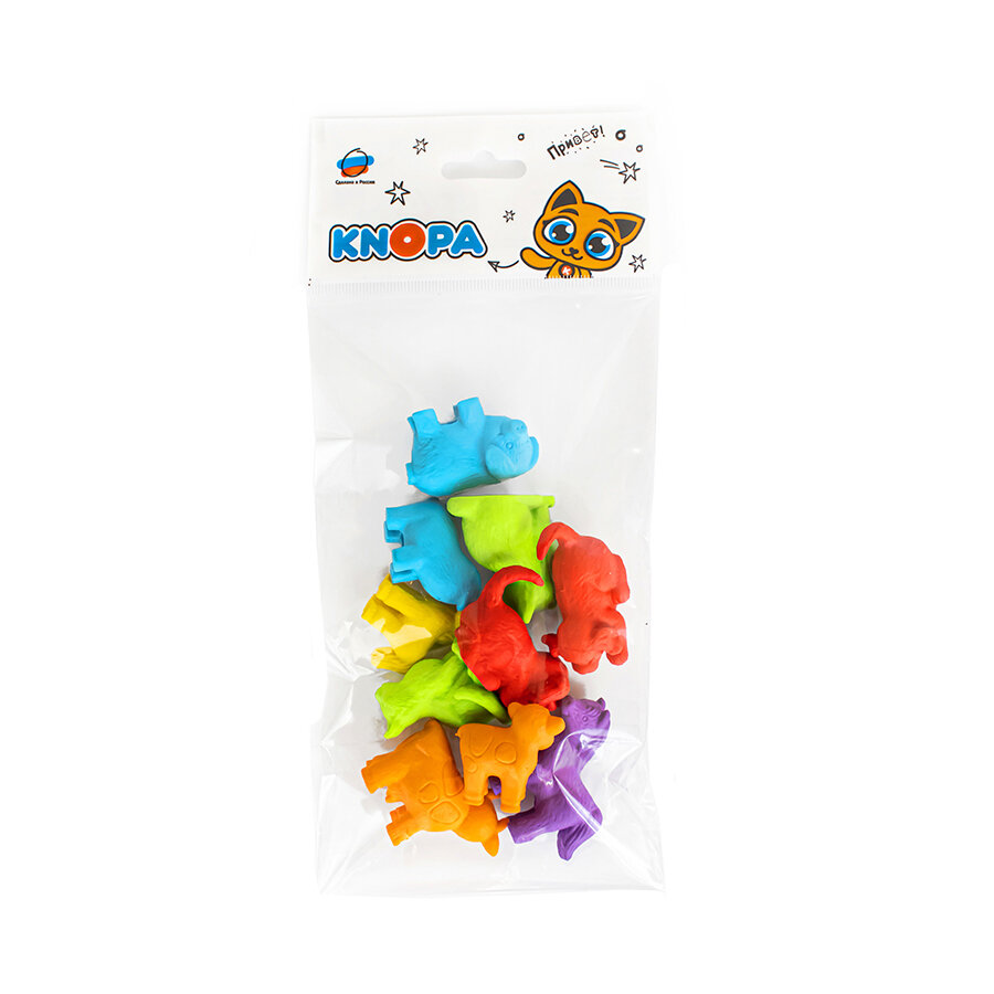 Мини-фигурки Knopa "Домашние животные", 10 штук, для развития логики и фантазии