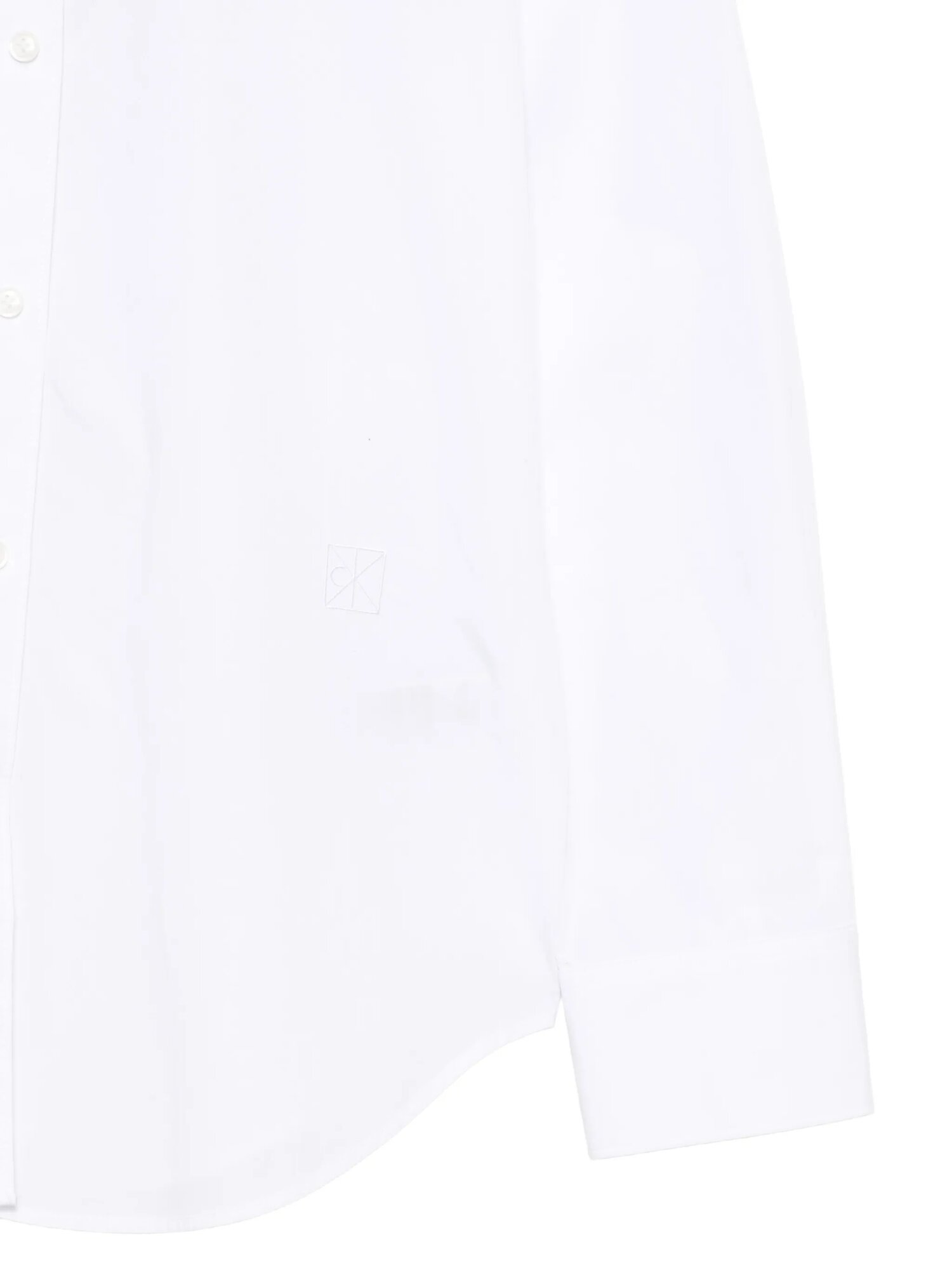 Рубашка CALVIN KLEIN, размер 42 EU, бежевый/белый — фото 1