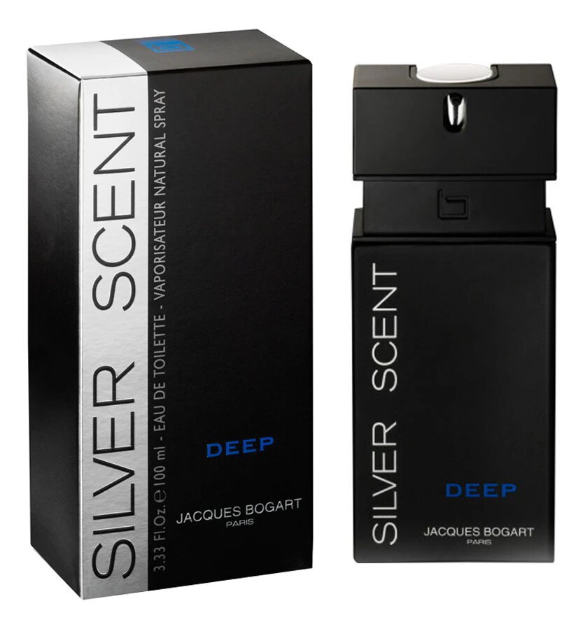 Туалетная вода Jacques Bogart "Silver Scent Deep", мужская, древесно-цитрусовая, 100мл