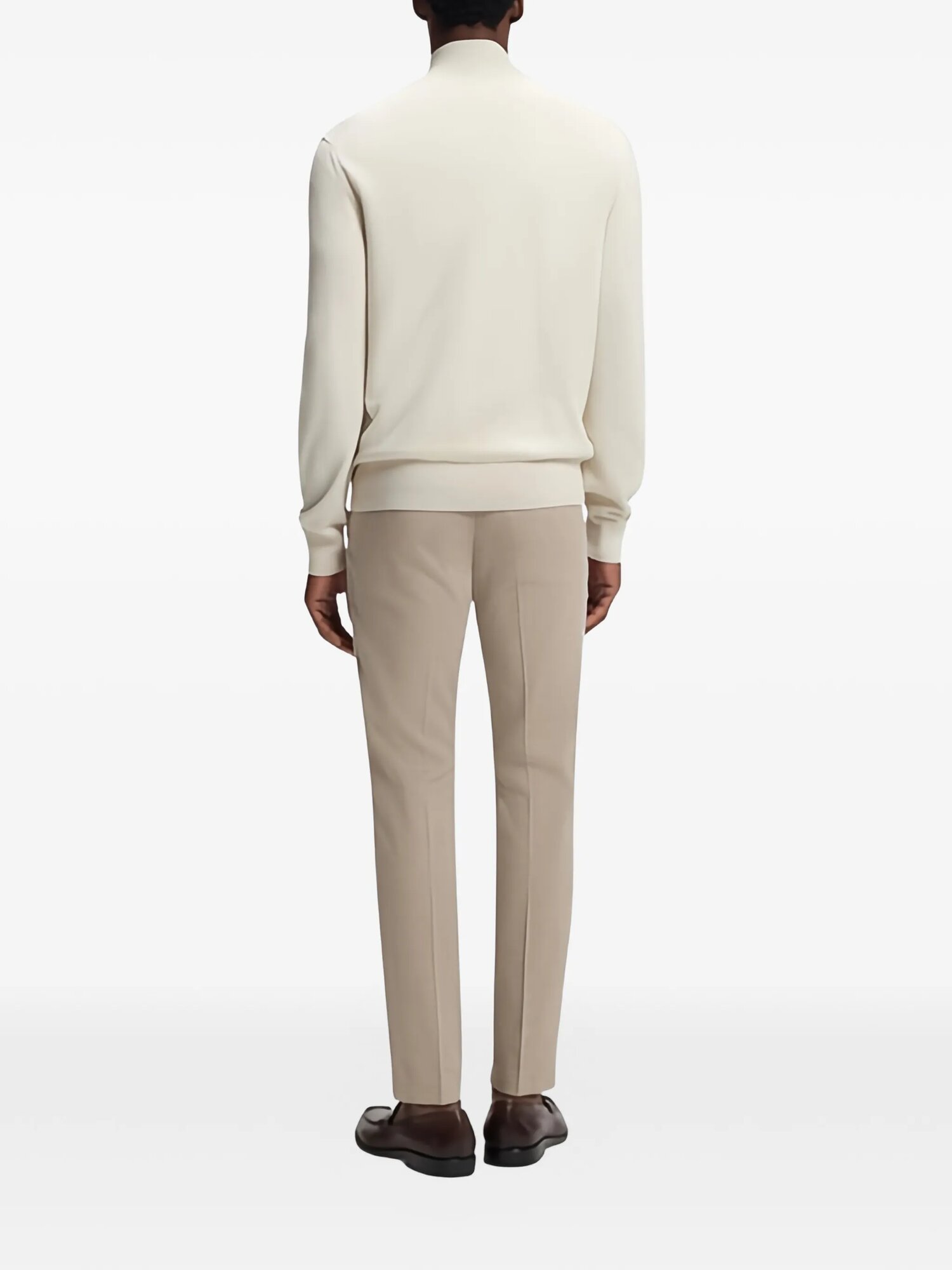 Кардиган BOSS Cotton zip-up cardigan, размер 2XL, разноцветный — фото 1
