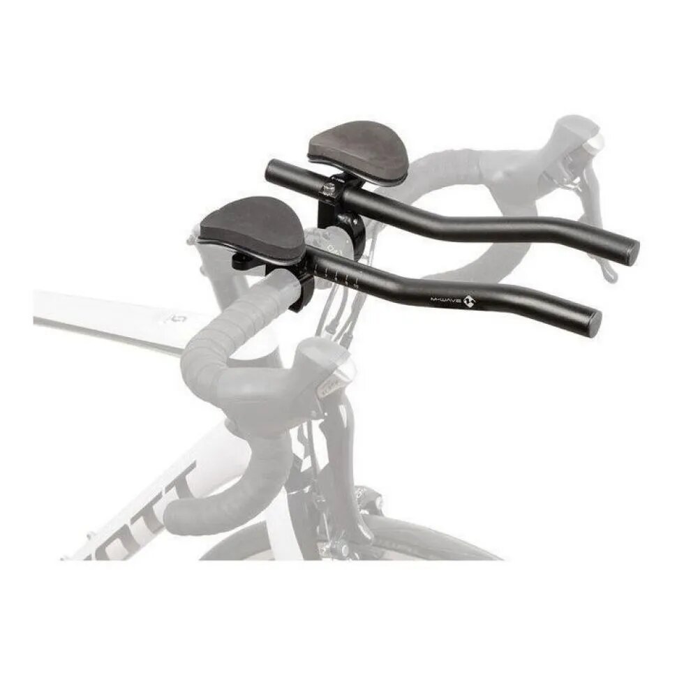 Лежак на руль (аэробар, аэро-подушка) M-WAVE 403750 Aero F алюминиевый, черный