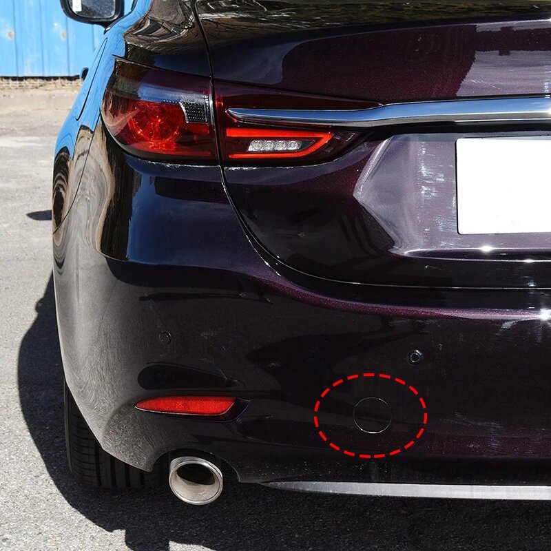 Для Mazda 6 Atenza 2020 2021, передний и задний бампер автомобиля, фаркоп, крышка, крышка с проушиной прицепа