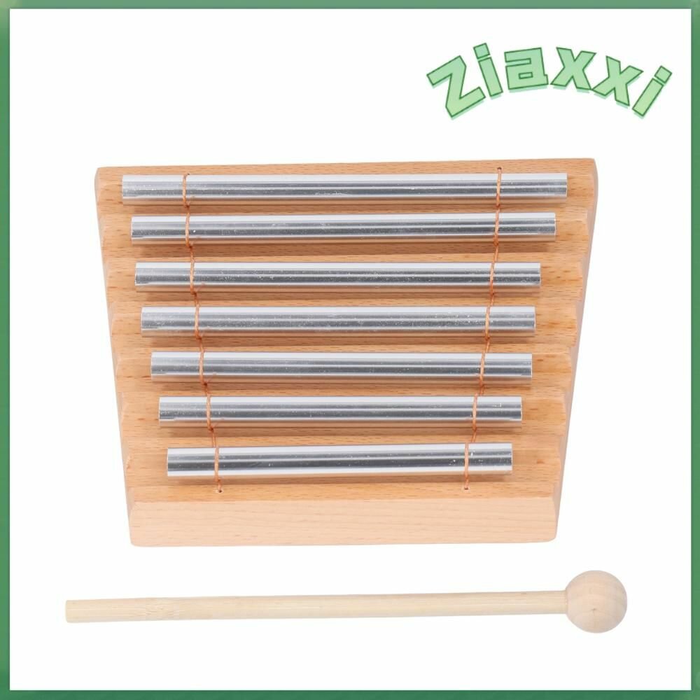 Музыкальный 7-тональный колокол, изящный и прочный, для медитации и групповой практики