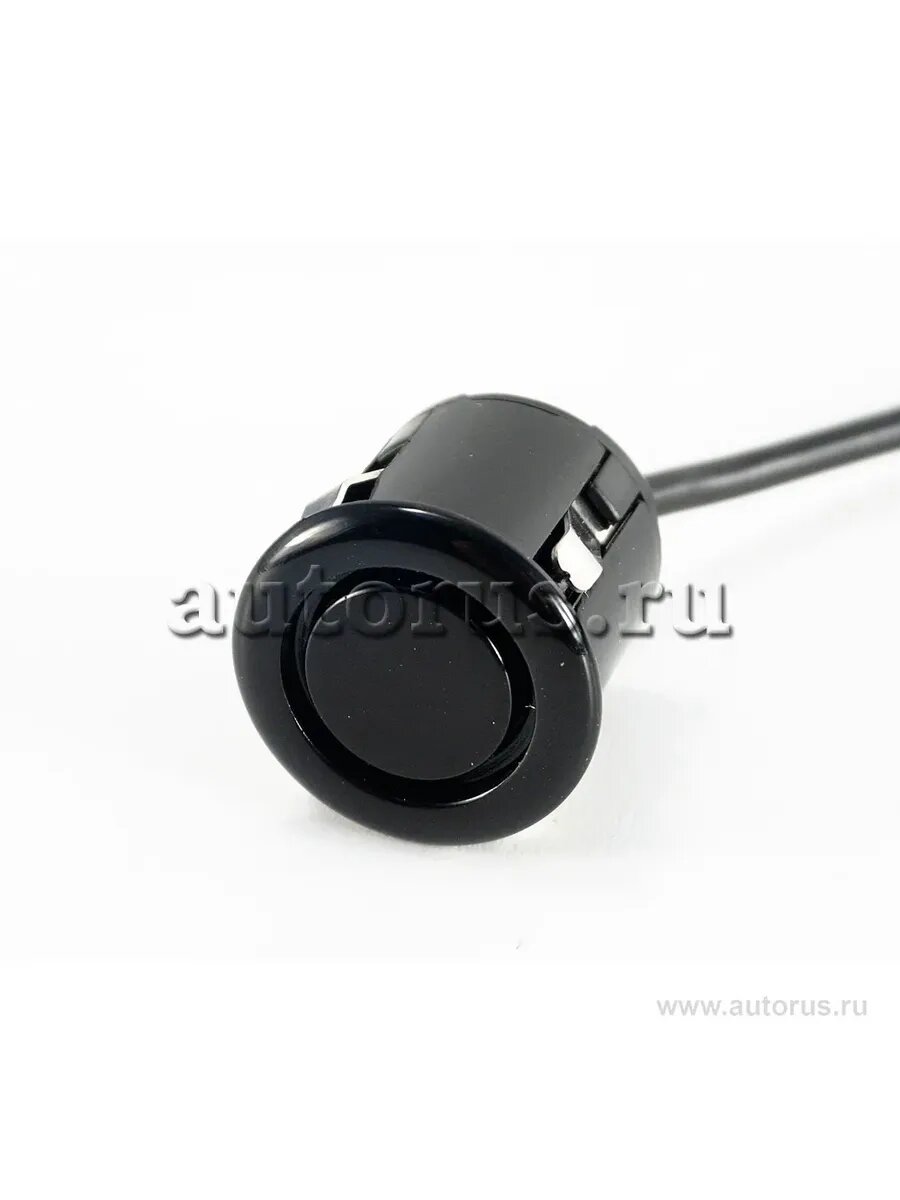Датчик парктроника ДП-18ч (метал. крепл, черный,18 мм) вымпел