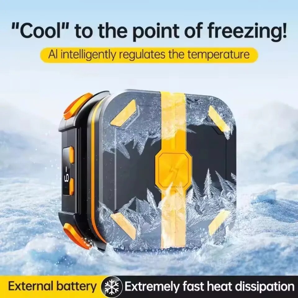 P70 новый 10 Вт полупроводниковый охлаждающий вентилятор для мобильного телефона, радиатор с аккумулятором 2000 мАч, игровой кулер PUBG для IPhone Android, универсальный