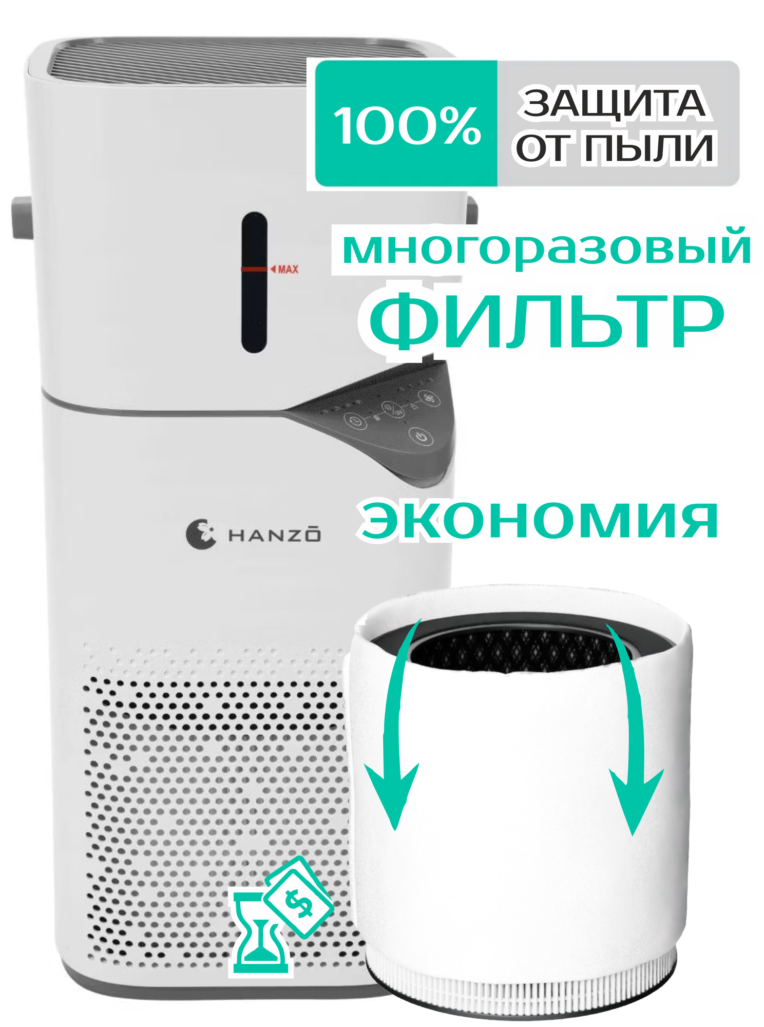 Фильтр для Hanzo Z 15 пылесборник чехол для основного фильтра , электростатический