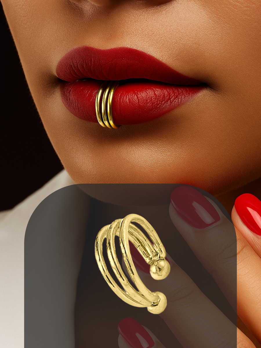 Пирсинг в губу