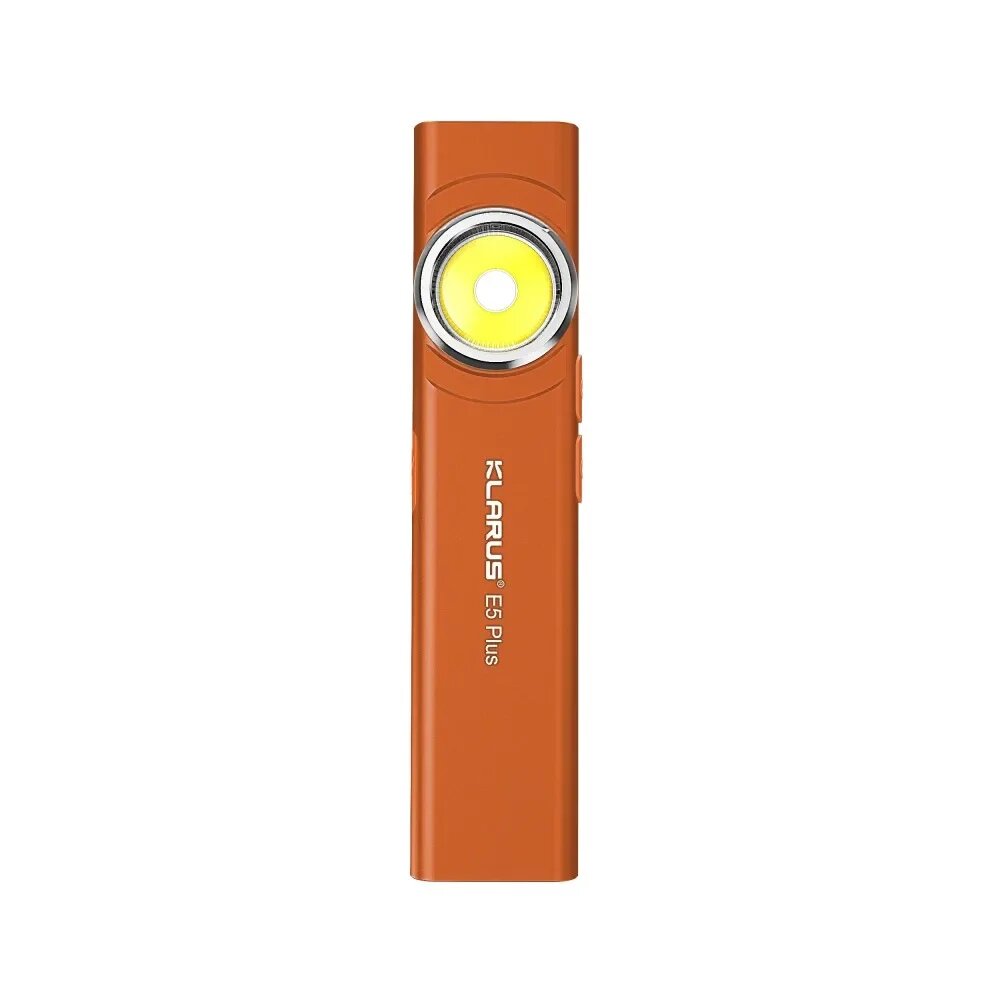 Klarus E5 Plus, оранжевый, тройное освещение
