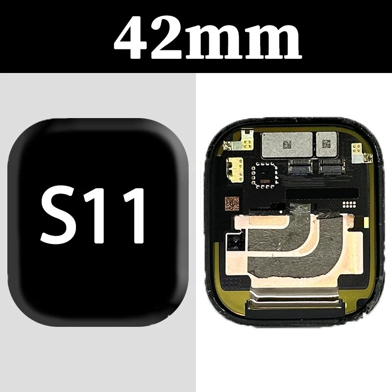 OLED-дисплей для Apple Watch Series 1, 2, 3, 4, 5, 6, SE, 7, сенсорный экран, Series-S11 42mm