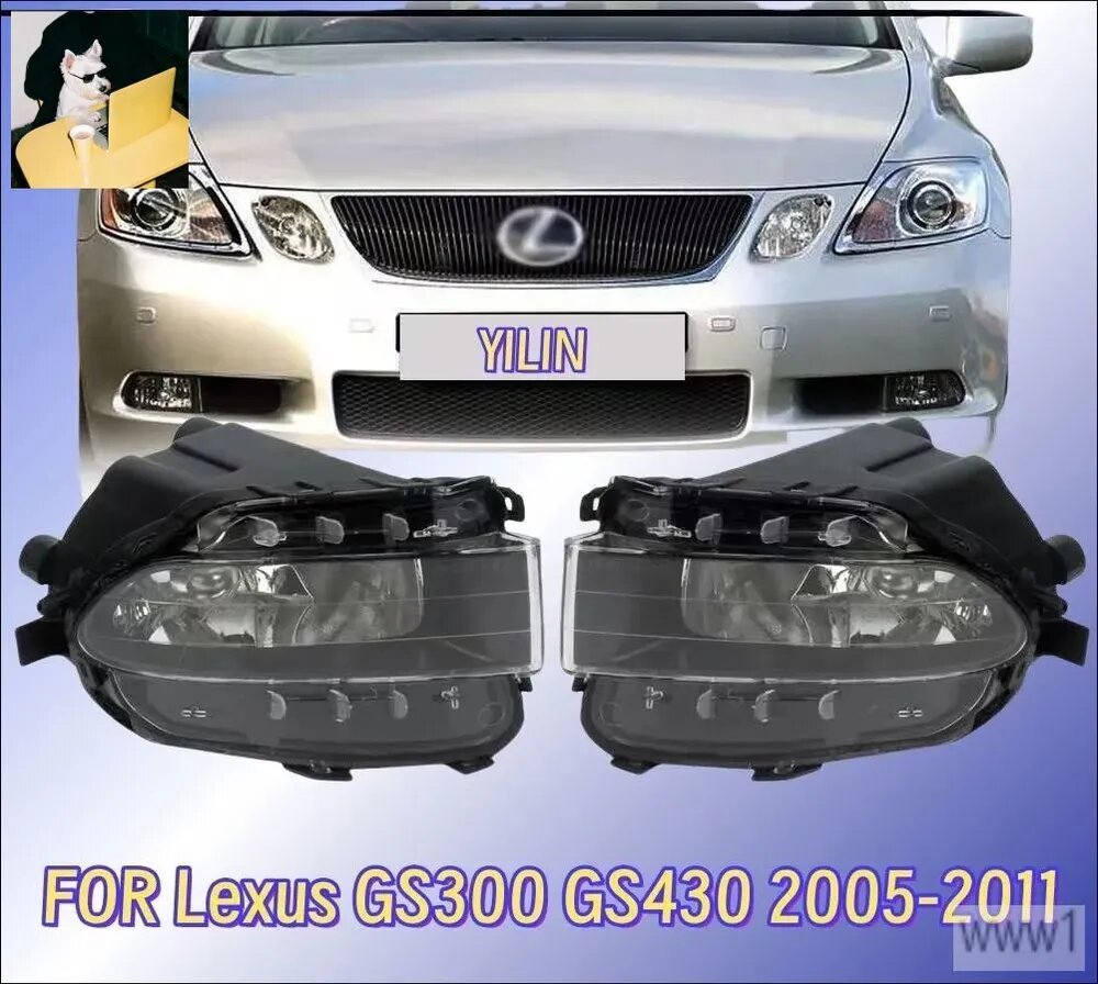 Фары автомобильные, 2 шт, арт. Lexus GS серии GS300 GS350 GS430 GS460 GS450H 2006-2011
